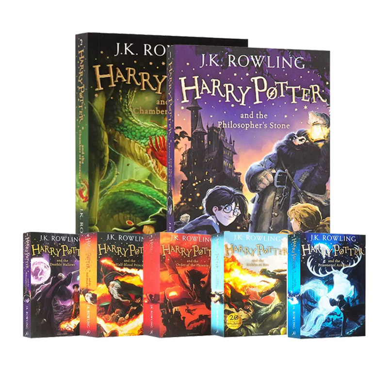 Harry Potter 1-7 Volumes - Édition originale en anglais par J.K. Rowling