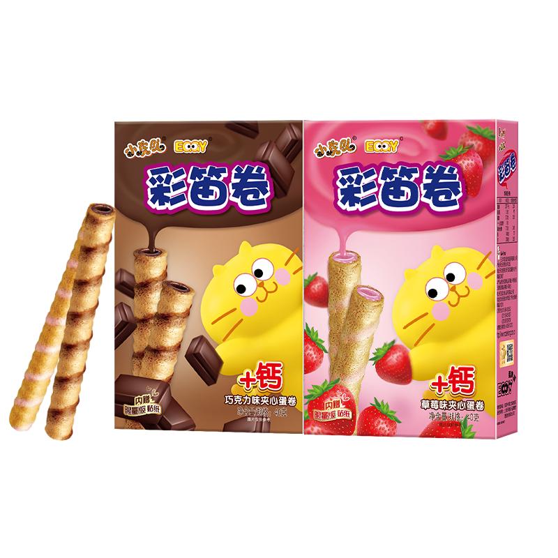 Master Kong Kolorowe Roladki - Truskawka & Czekolada - 160g (4 x 40g)