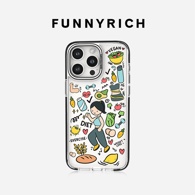 FUNNYRICH self-disciplined girls suitable for iPhone16Pro Max mobile ...