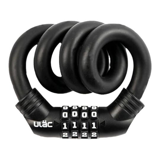 Ulac A600m - Cadenas de vélo à combinaison à 4 chiffres - Sécurité antivol