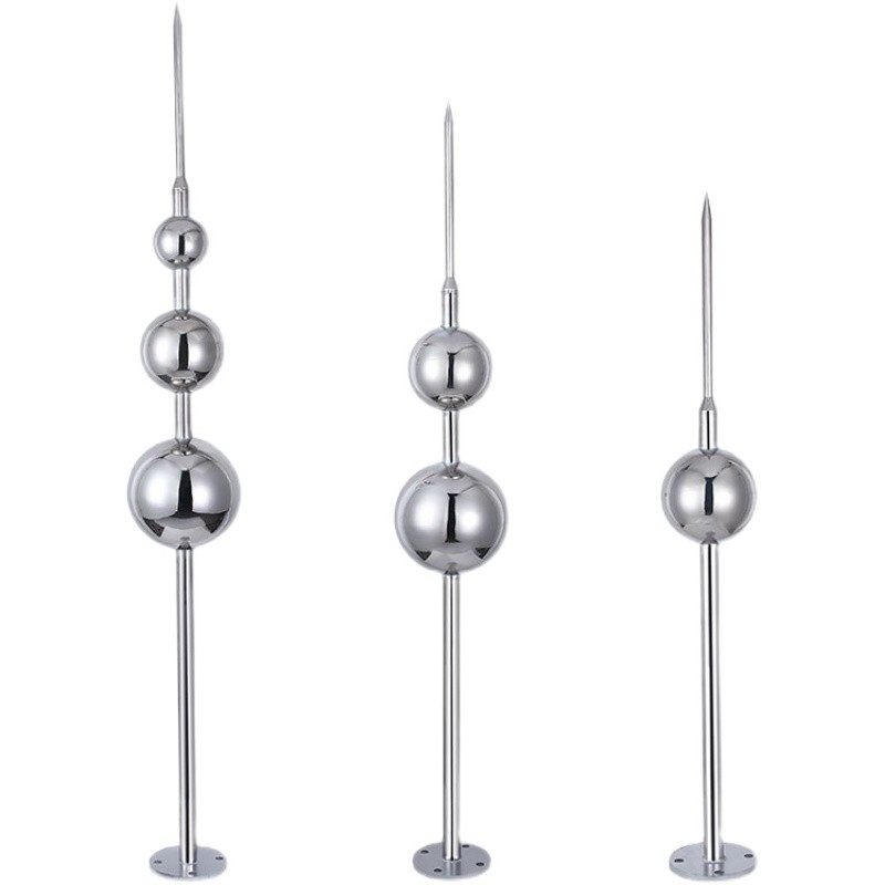 Stainless Steel Lightning Rod - Roof Outdoor Air Terminal - Industrial ...