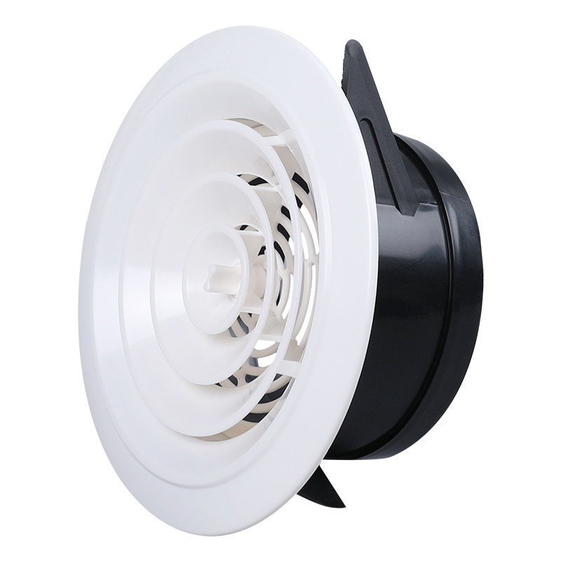 Fresh Air System ABS Round Air Outlet Cover - Louver Ventilation Mesh Cover