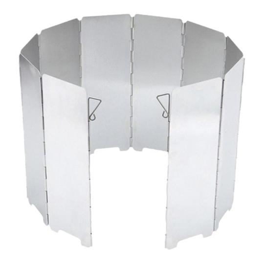 Camping Stove Windshield - Aluminum Alloy - Portable Outdoor Cooking