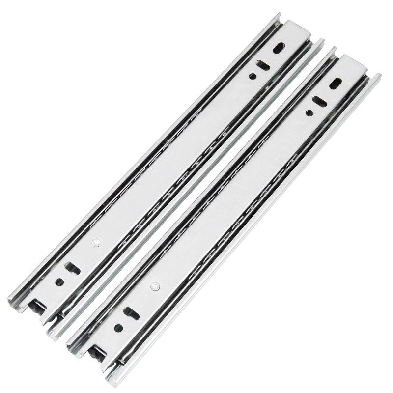 Drawer Track Slide Rail - Thickened Damping Buffer Mute Three-Section ...