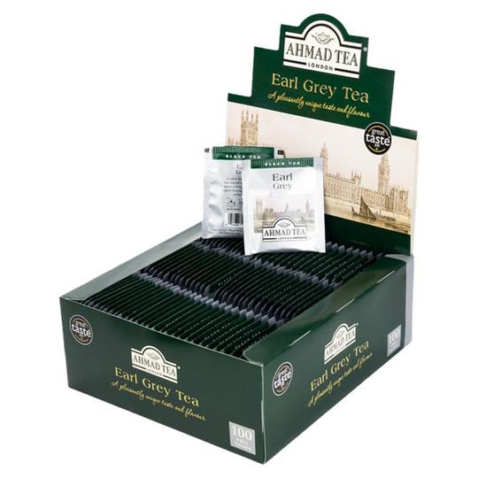 Ahmad Earl Grey Crno Čaj - 100 Vrećica Čaja - Yaman Tea Co.