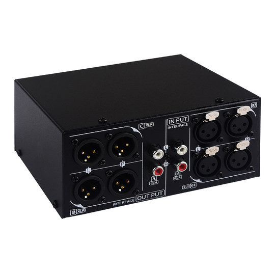 3-in-3-Out Fully Balanced XLR Signal Passive Stereo Switcher
