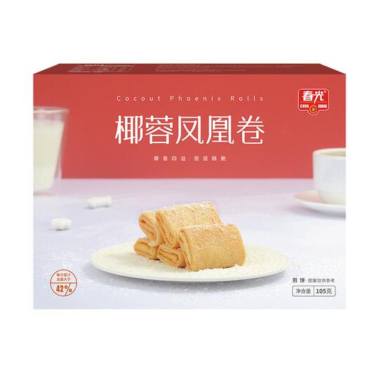 Spring Scenery Coconut Phoenix Roll - Hainan Specialty Snack 150g
