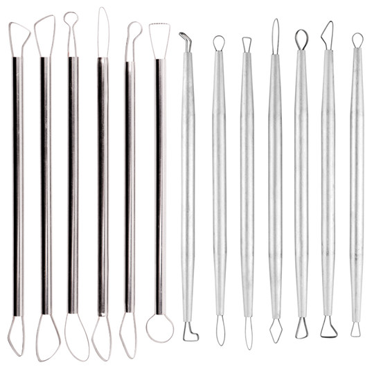 Clay Plastic Scraper Tool Set for Pottery Sculpting