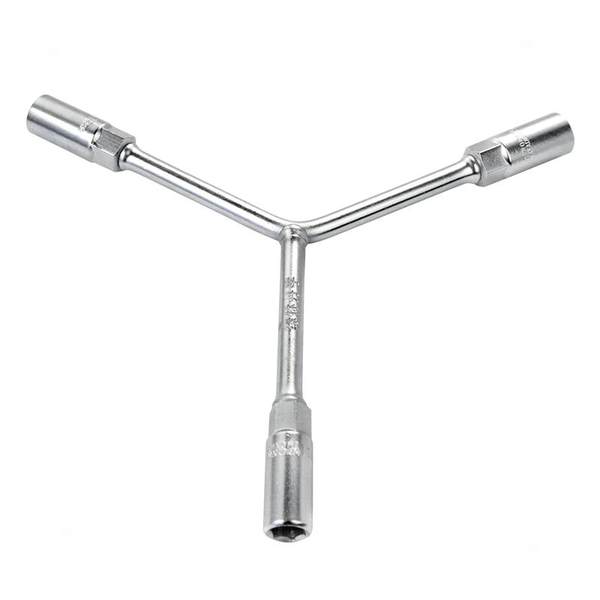 Three-prong socket extended y-type external hexagonal motorcycle wrench ...