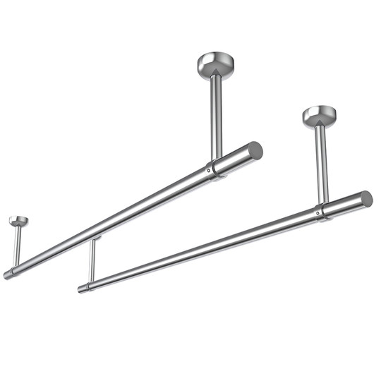 Clothes Drying Rod Balcony Top-Mounted Fixed Clothes Drying Rack 304 ...