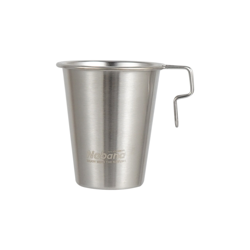 屋外 304 ステンレス鋼のシラカップ |ポータブルキャンプ用コーヒーカップ