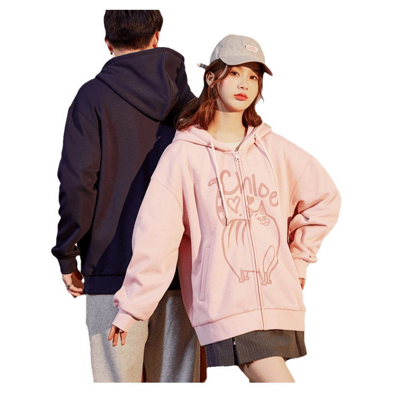 [Love Pet Locomotive] Tang Lion Couple sweater jacket 2024 Spring and ...