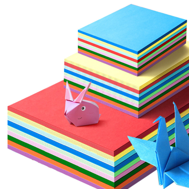 Origami bìa cứng thủ công đầy màu sắc deli cho các dự án diy mẫu giáo
