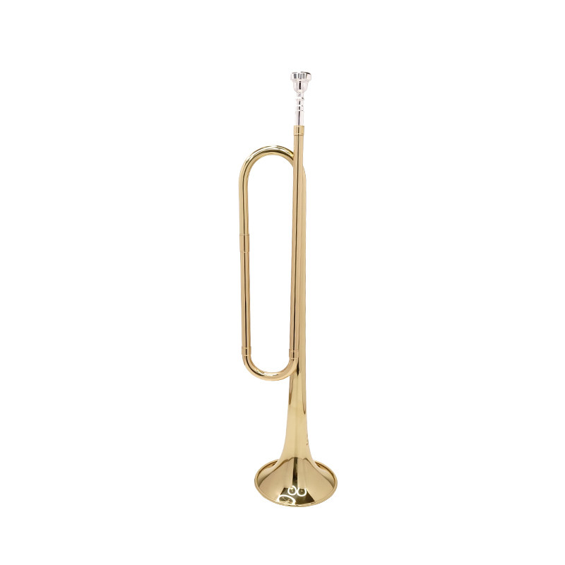 Mammoth B Flat Trumpet - Brass Student Instrument - Gold Lacquer Finish