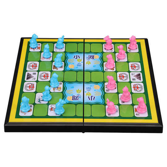 Magnetic Animal Chess Set for Children - Elephant, Lion, Tiger, and More