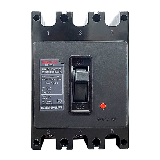 Delixi Cdm10 Circuit Breaker 150/200/400/600A 3P Plastic Shell