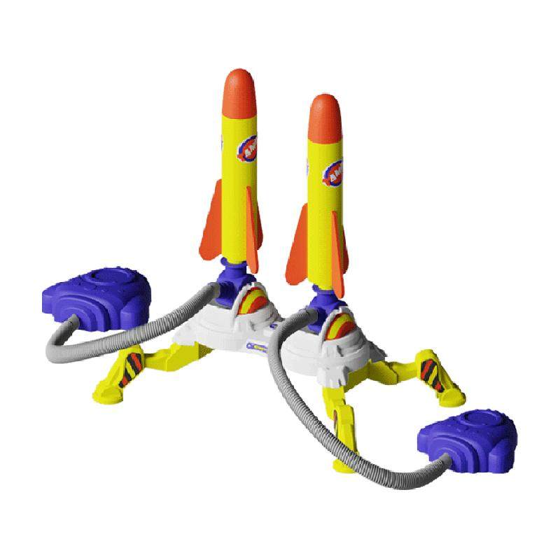 Singer Soaring Rocket Launcher Toy - Glowing Foot-Step Cannon