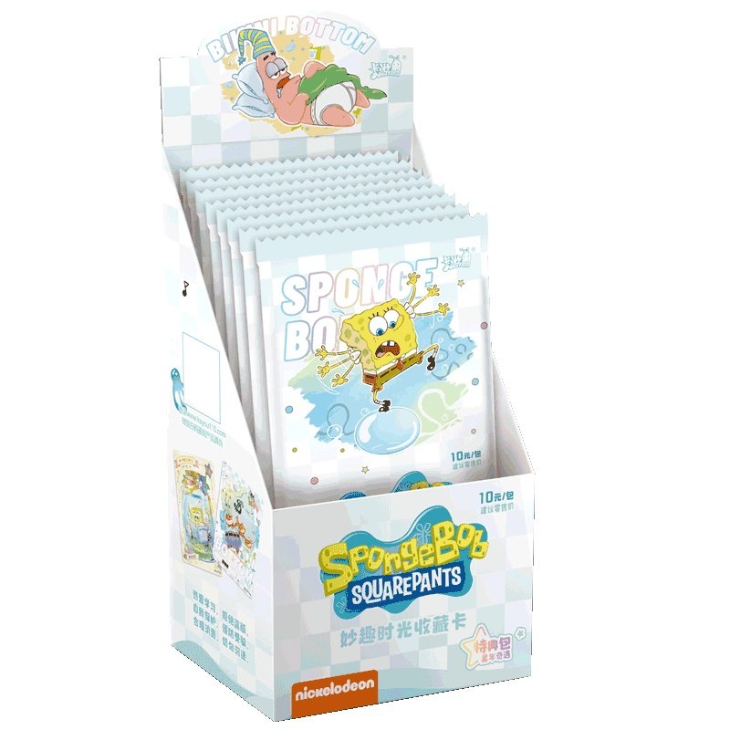 การ์ดเกมการ์ด spongebob ของแท้ ar การ์ดกระเป๋าหรือการ์ดกล่องตาบอดรอบ ...