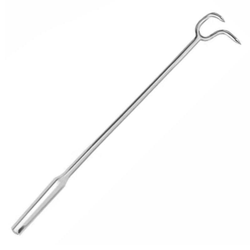 Stainless Steel Meat Hook - Long Handle Grinding Hook for Braising ...