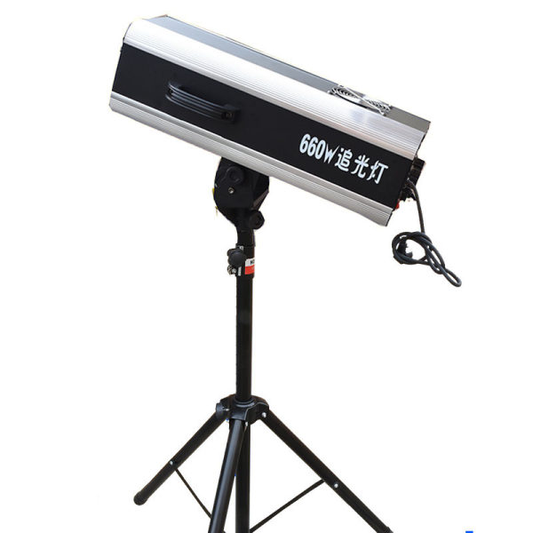 Upgraded 660w dual focus led new follow spot light | Dancing cow Follow ...