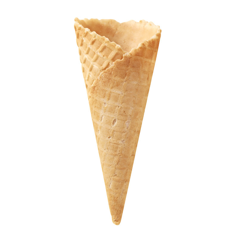 Large Cone Crispy Ice Cream Cone - Commercial Crispy Cone for Hot Milk ...