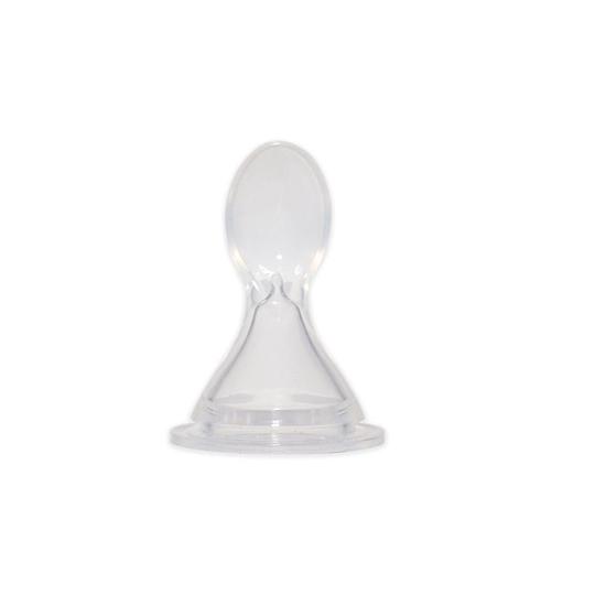 Hum baby Pacifier Spoon - Wide Caliber Silicone Feeding Spoon for Newborns