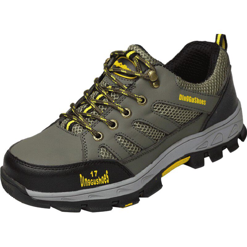 Dinggu Men's Safety Shoes - Lightweight Steel Toe Anti-Puncture Work Shoes