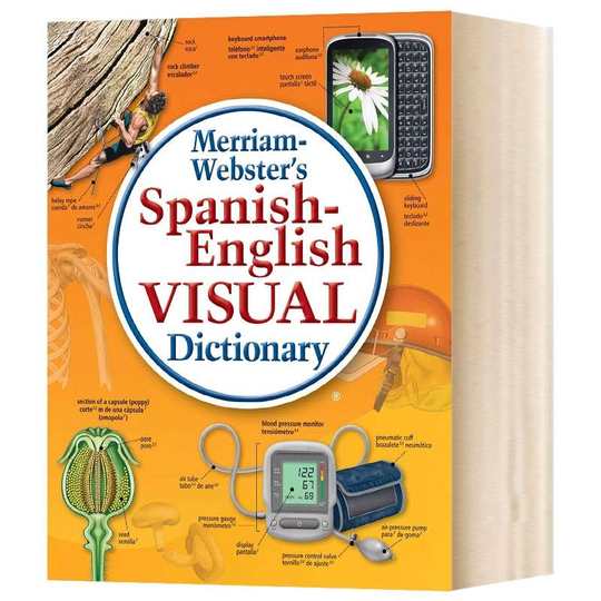 Merriam Webster's Spanish English Visual Dictionary English Original ...