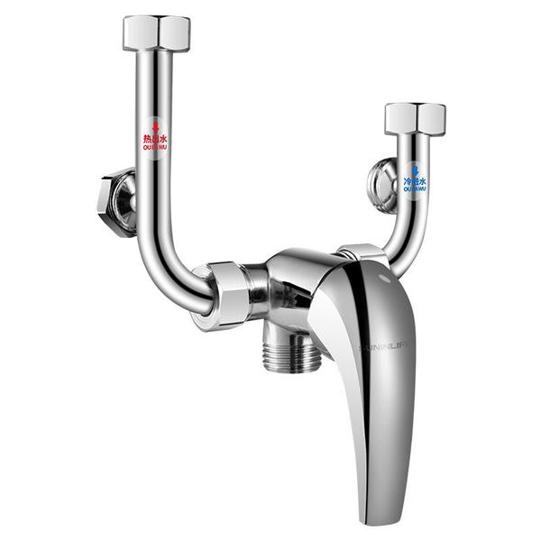 Electric water heater mixing valve sanitary bathroom hot and cold ...