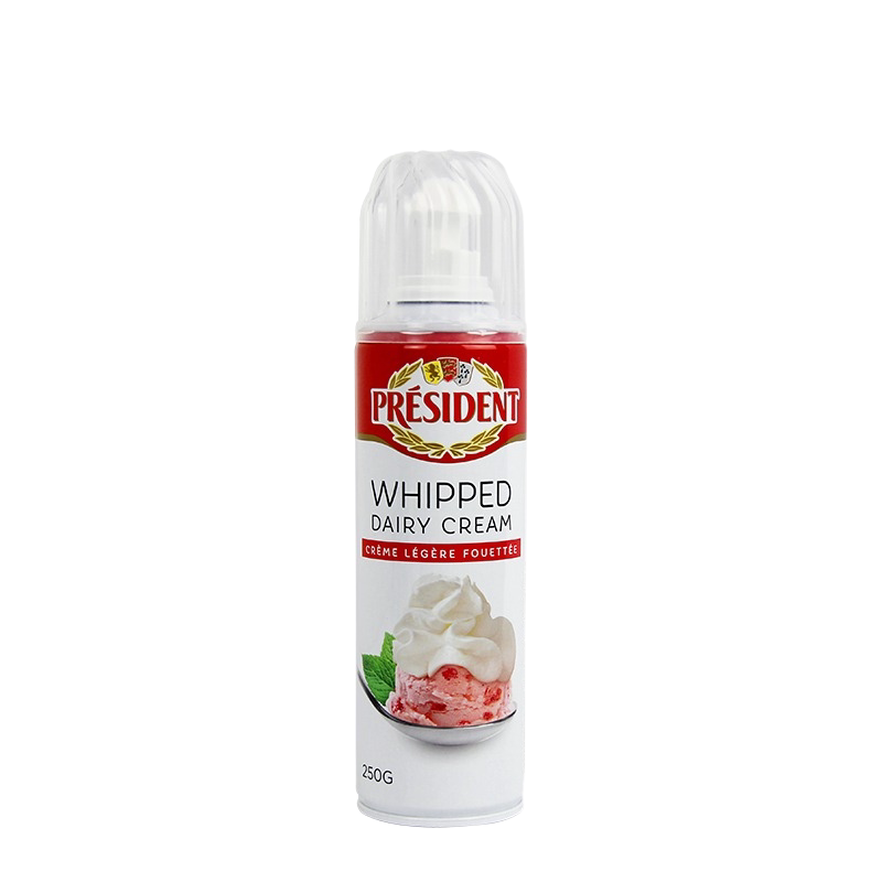 President Spray Cream - 250g - Belgian Whipped Cream
