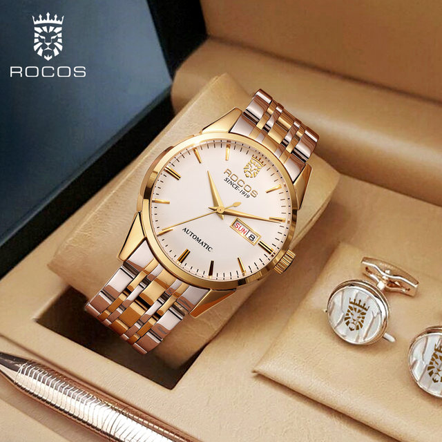 Rex ROCOS genuine brand business trend fully automatic mechanical watch ...