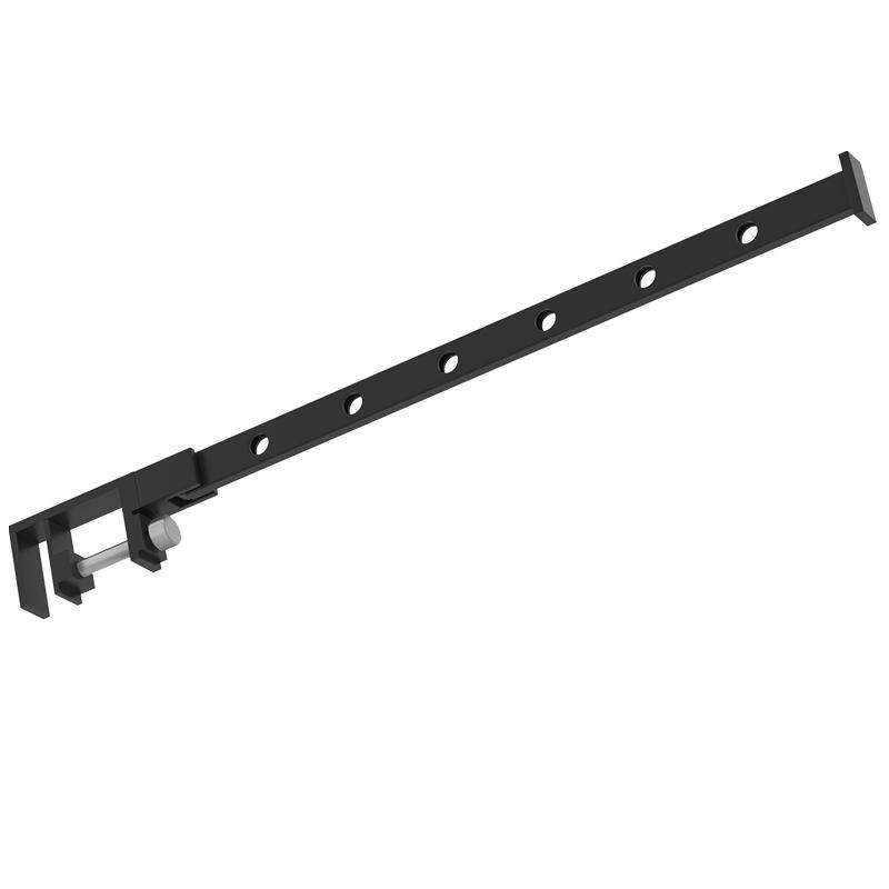 Mr White Folding Aluminum Alloy Clothes Drying Rack - Balcony/Hotel Use