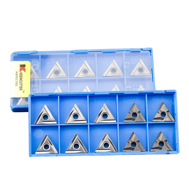 CNC Ceramic Blade TNMG160404 Fine Car KT60 Triangular Slotting Lathe Tool