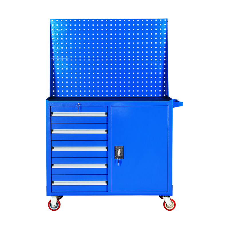 Tool Cabinet Workshop Multi-Drawer Lockable Mobile Wheeled Tool Cart ...