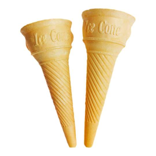 Rainbow Ice Cream Cone Torch with Crispy Wafer Bottom