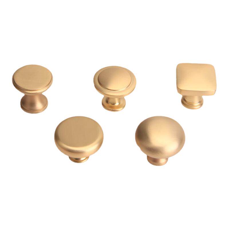 Denton Brass Cabinet Handles - Single Hole Light Luxury Style
