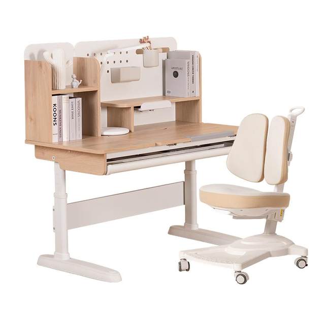 Latli children's study table primary school student desk solid wood ...