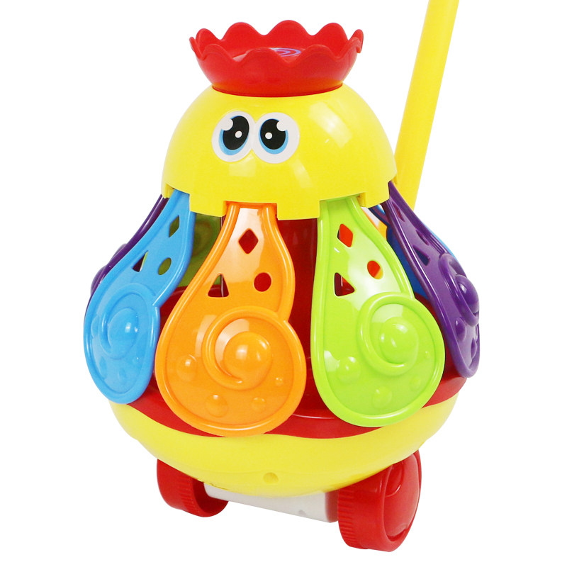 Push Toy for Toddlers - Animal Design with Sound Wheels