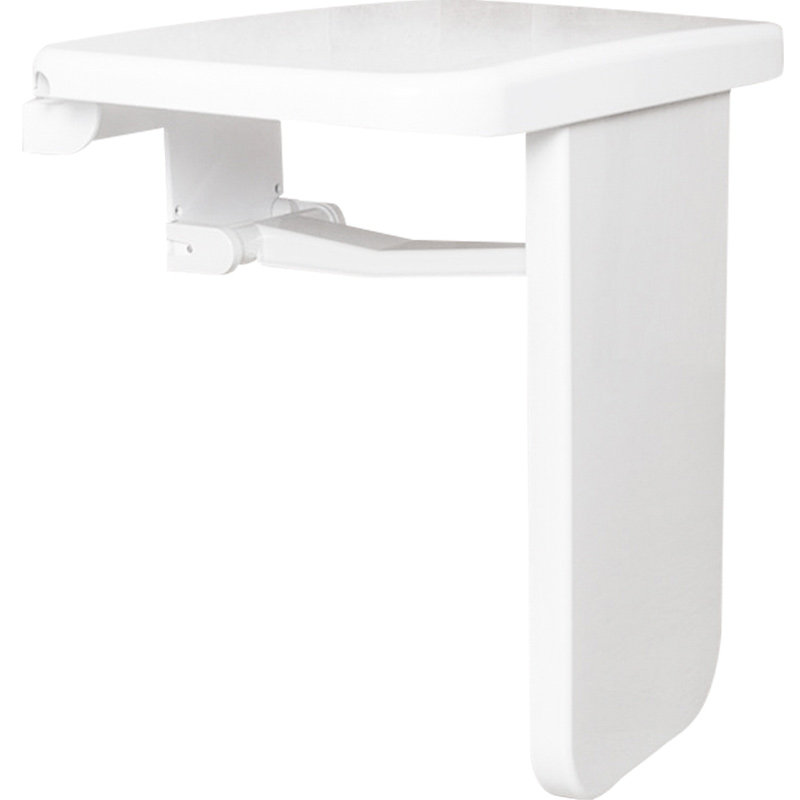 Bathroom Wall-Mounted Folding Shower Stool Door-Side Shoe Changing ...