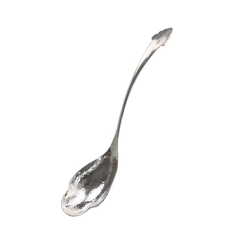 Pure Silver Tea Spoon - Song Style, Handmade 999 Silver