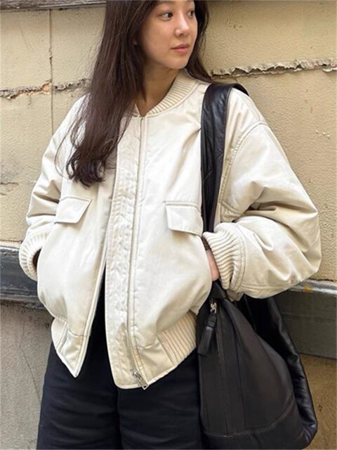 Ready in stock! South Korea Dongdaemun casual cotton and velvet jacket ...
