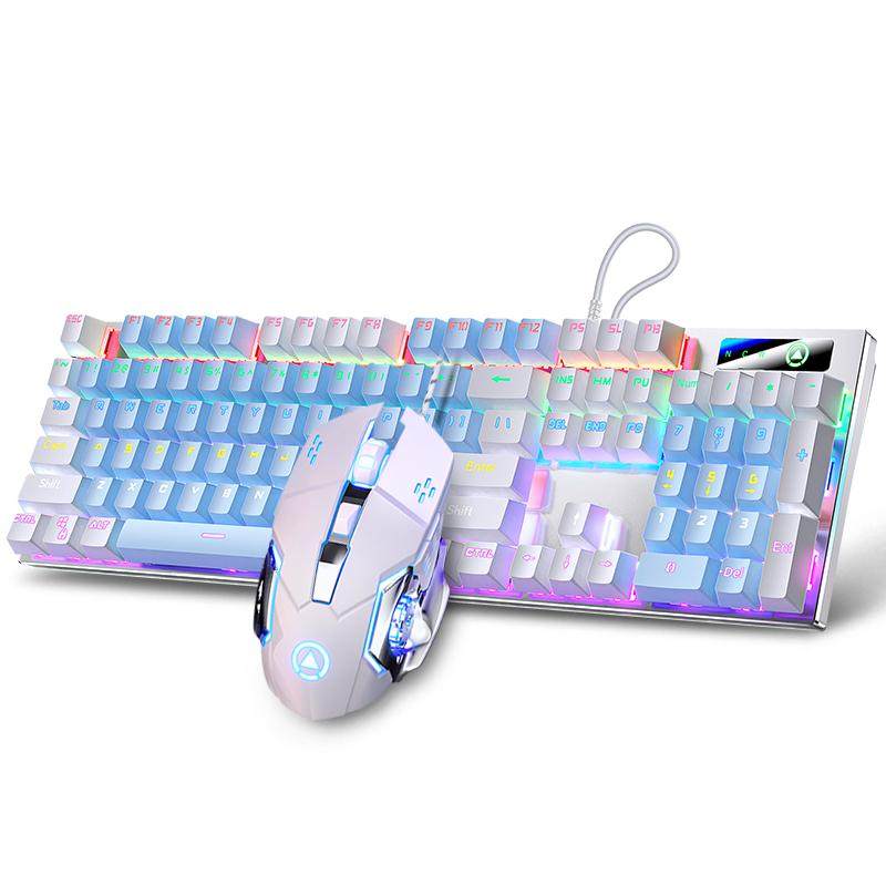 87/104 Mechanical Keyboard Mouse Headset Set - Green Axis, Black Axis ...