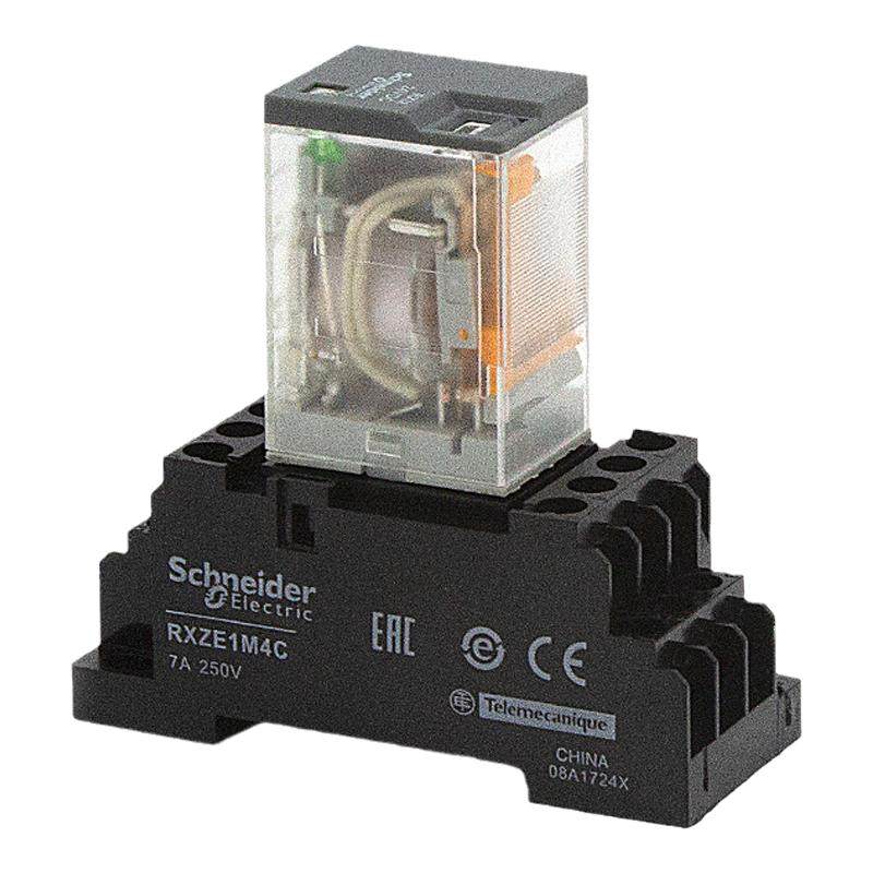 Schneider Relay AC RXM2LB2BD 4LB2P7 2AB220V24V12V5A Electromagnetic ...