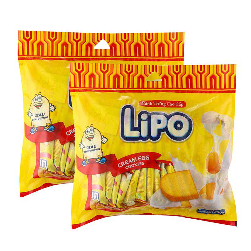 Lipo Creamy Rusk - Vietnamese Biscuit 600g (2 x 300g)
