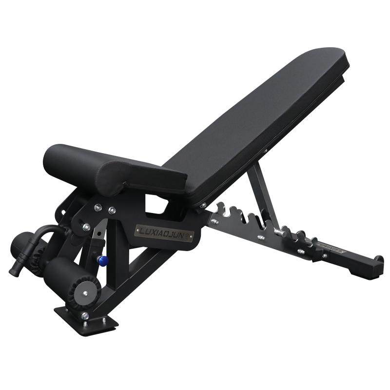 Fitness Bench with Dumbbell Adjustments by Lu Xiaojun