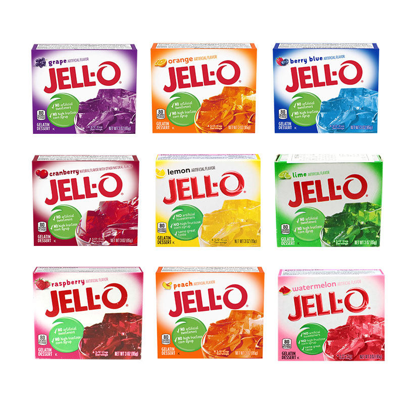 Jell-O Maasikas-Kirsikas-Apelsini želatiinpulber - 47g Karp