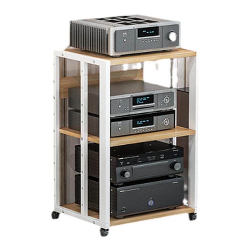 Mehrschichtiges haushaltsverstärker-rack mit einstellbarem abstand ...
