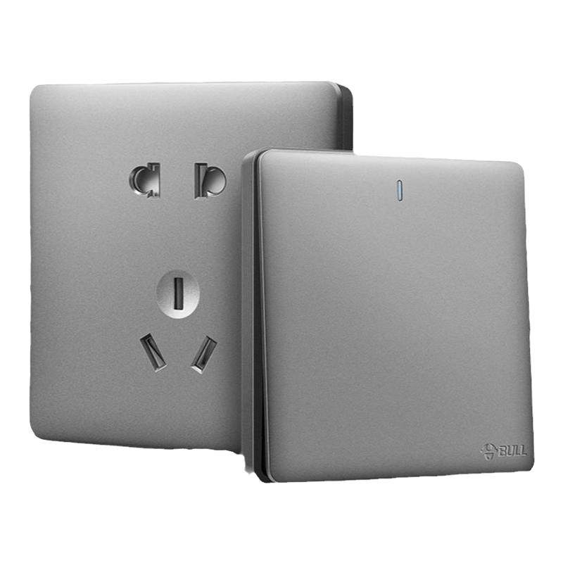 Bull socket flagship store – prise de commutateur de climatiseur 16 a – panneau dissimulé, g28 gris