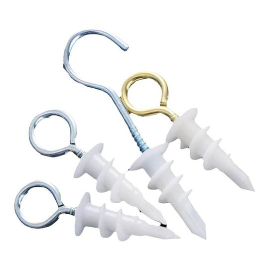 Spiral Screw-In Gypsum Board Expansion Plug - Self-Tapping Expansion Screw