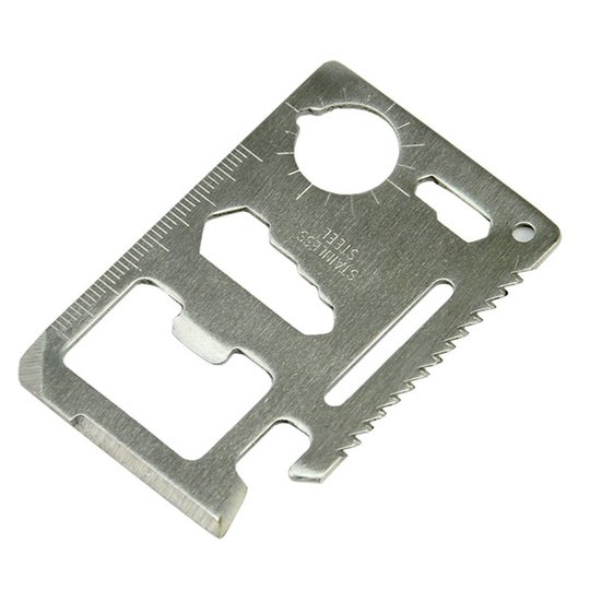 Swiss Army Knife Card with Multiple Functions | Portable Camping Tool